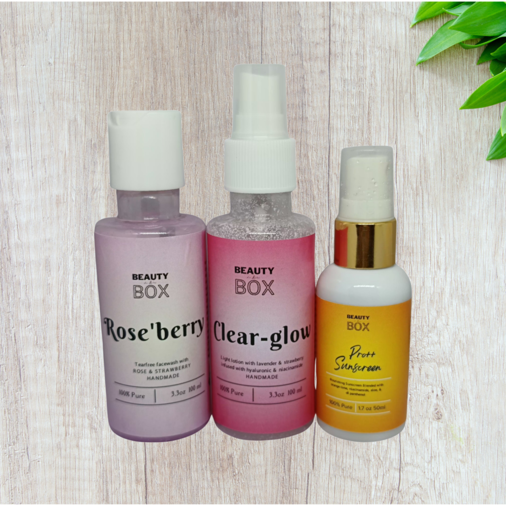 Combo Of Rose Berry Face Wash\ Clear Glow Lotion \ Pro Sunscreen ...